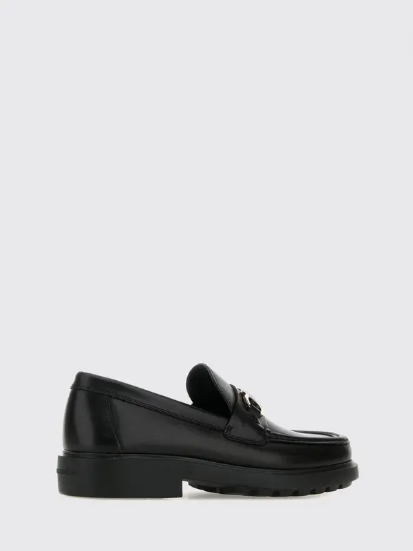 FERRAGAMO Gancini Leather Loafers