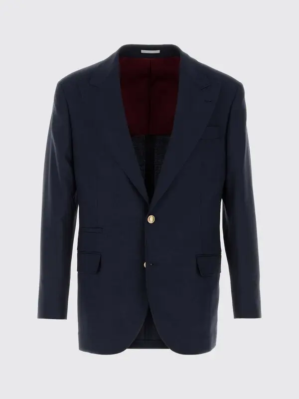 Brunello Cucinelli Single-breasted Virgin Wool Blazer