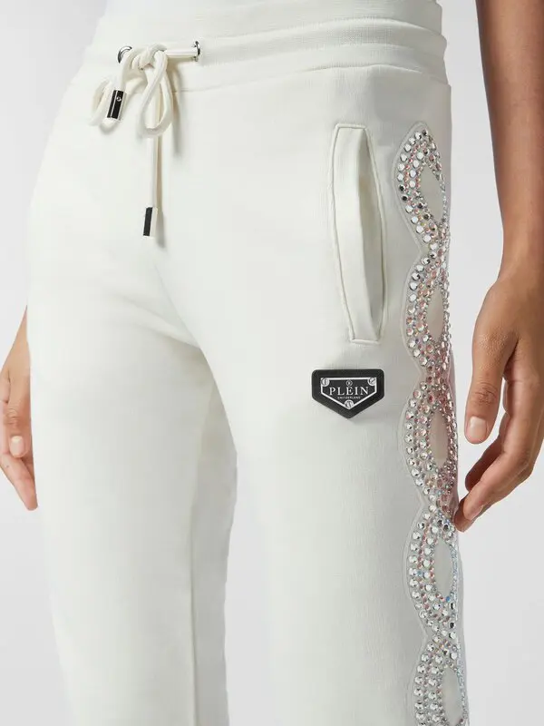 Philipp Plein Rhinestone Embellished Jogging Trousers