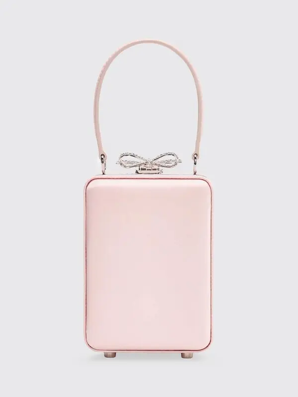 SELF-PORTRAIT Satin Bag With Crystals