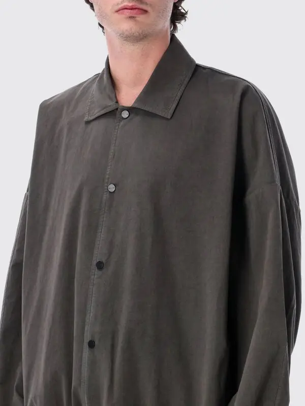 Fear Of God Oversized Cotton Shirt Jacket With Logo
