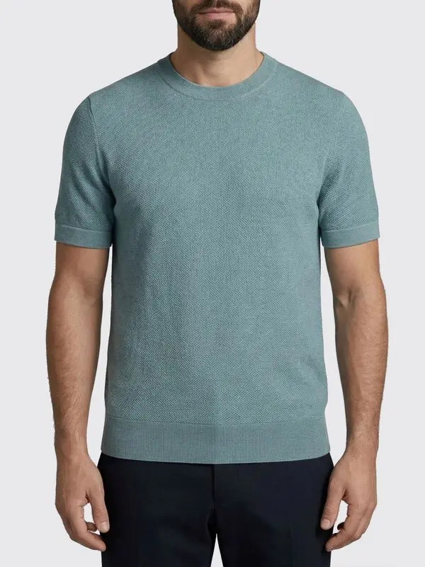 Brioni Basic Cotton T-shirt - Navy