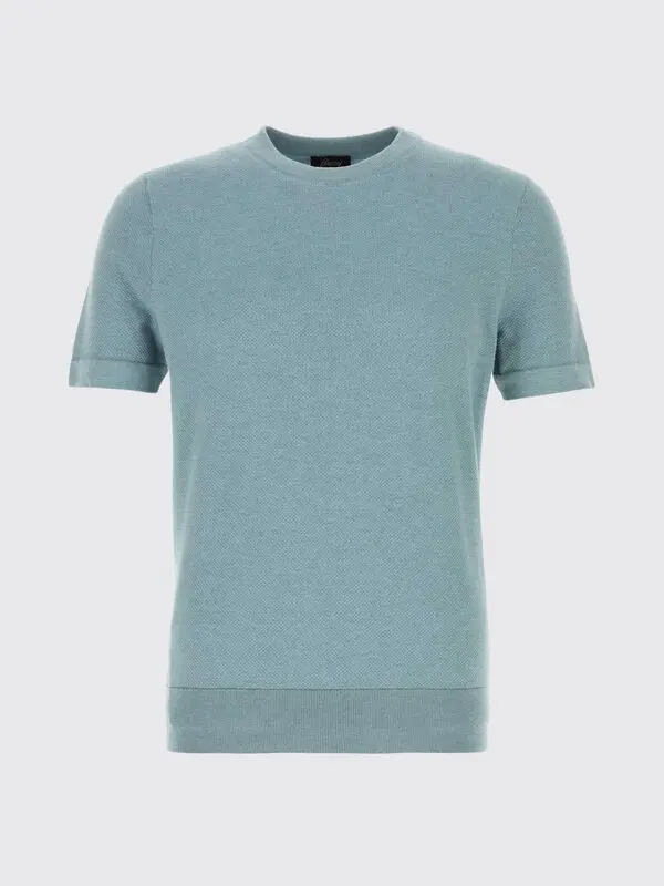 Brioni Basic Cotton T-shirt - Navy