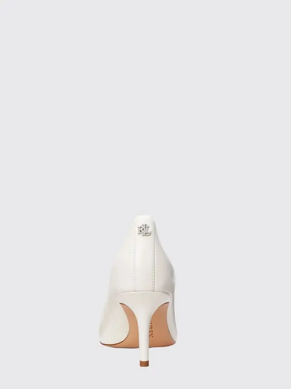 Ralph Lauren Smooth Leather Pumps With Stiletto Heel And Almond Toe