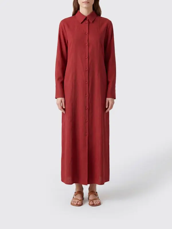 Max Mara Button Up Long Sleeve Shirt Dress