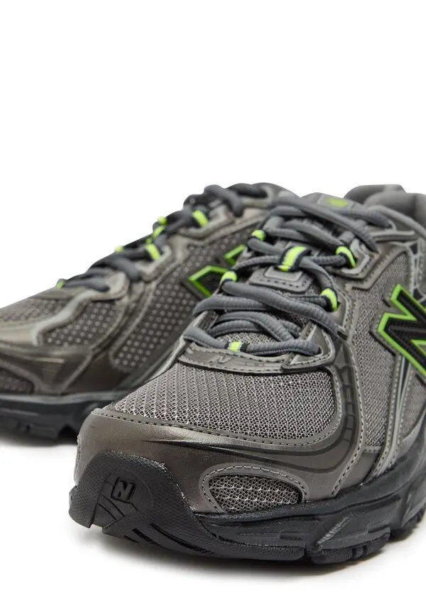 NEW BALANCE 740 Panelled Metallic Mesh Sneakers