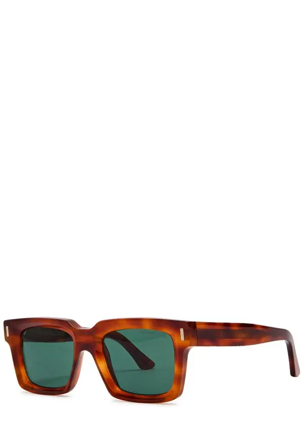 CUTLER & GROSS 1386 Square-frame Sunglasses - Brown