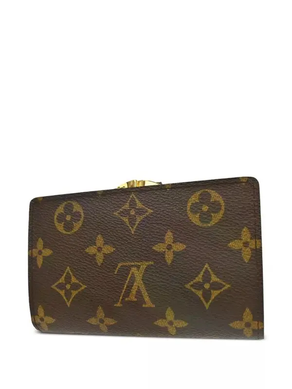 LOUIS VUITTON 2004 Monogram Portefeuille Viennois Wallet - Brown