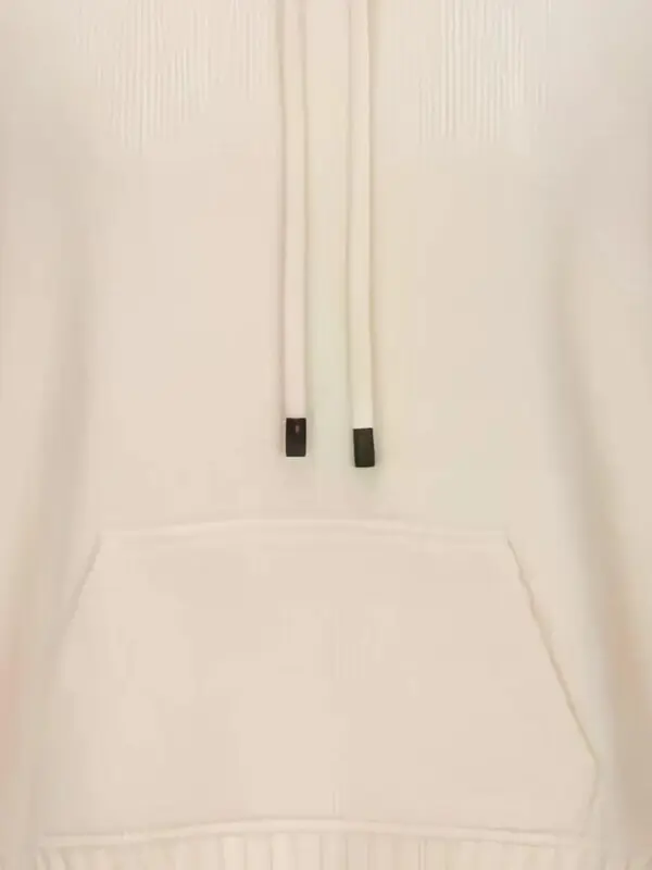 Isaia Knitted Pouch-pocket Hoodie
