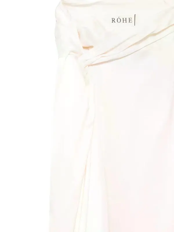 RÓHE Twist-detail Wrap Asymmetric Skirt