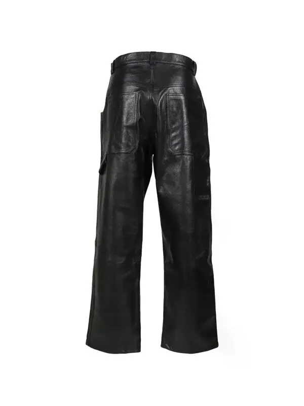 Vetements Leather Trousers