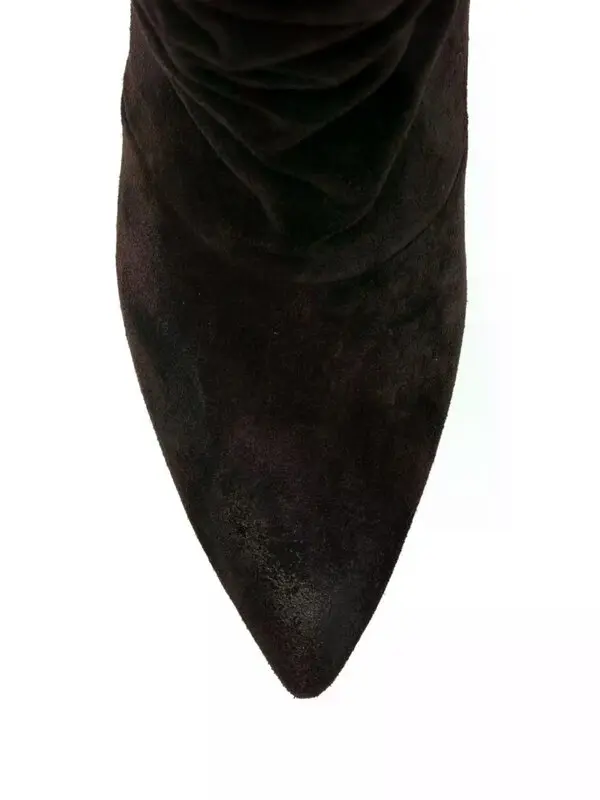 LISKA Slouchy Pointed-toe Boots