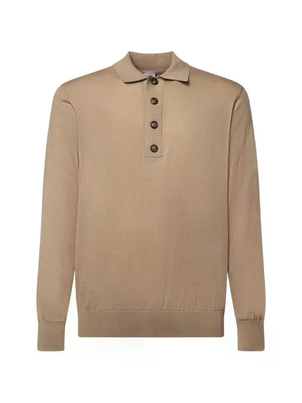 Eleventy Button-up Polo Shirt