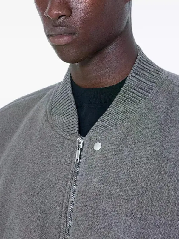 Rick Owens Boiled Wool Secchia Flight Jacket