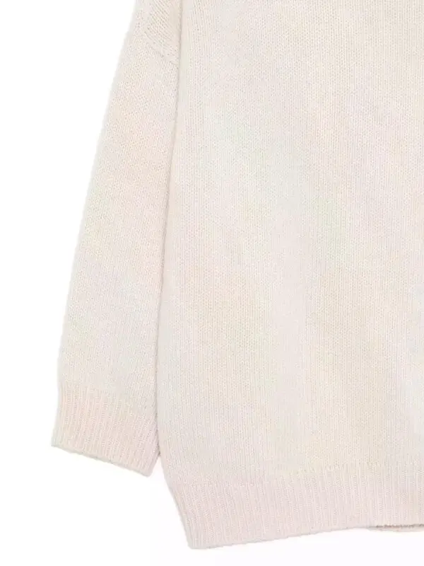 VANISE High-neck Drop-shoulder Sweater
