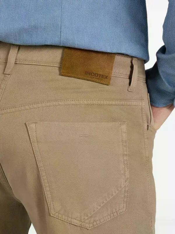 SLOWEAR Incotex Blue Division Straight-leg Trousers