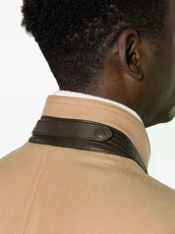 TOM FORD Leather-trimmed Bomber Jacket