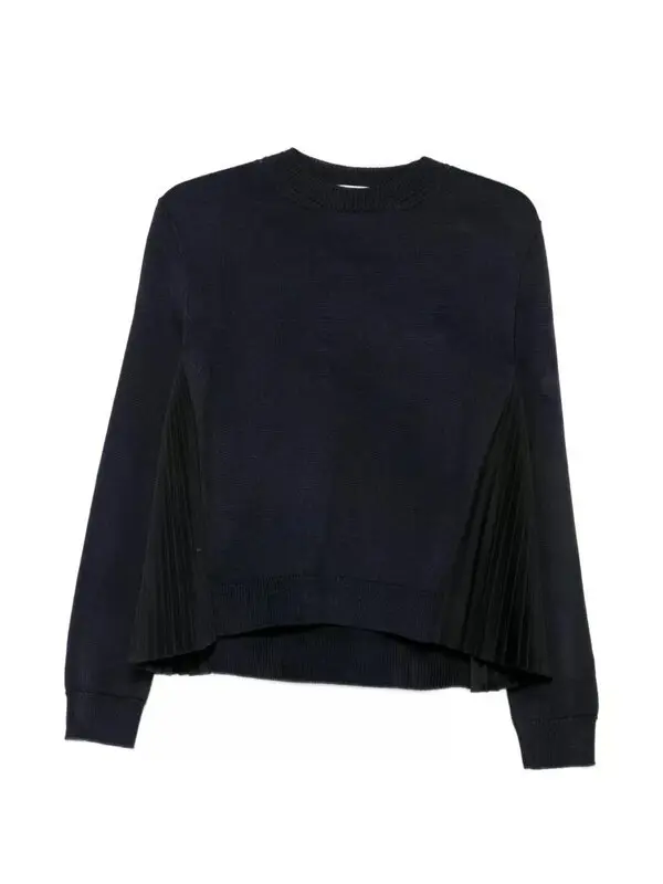 NUDE Pleated-panel Pullover