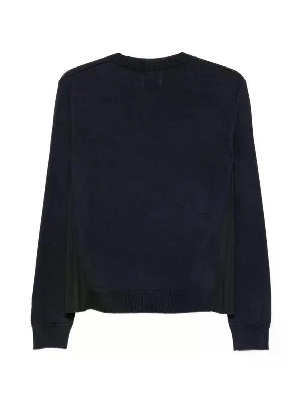 NUDE Pleated-panel Pullover