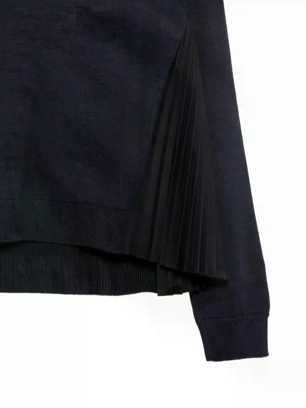 NUDE Pleated-panel Pullover
