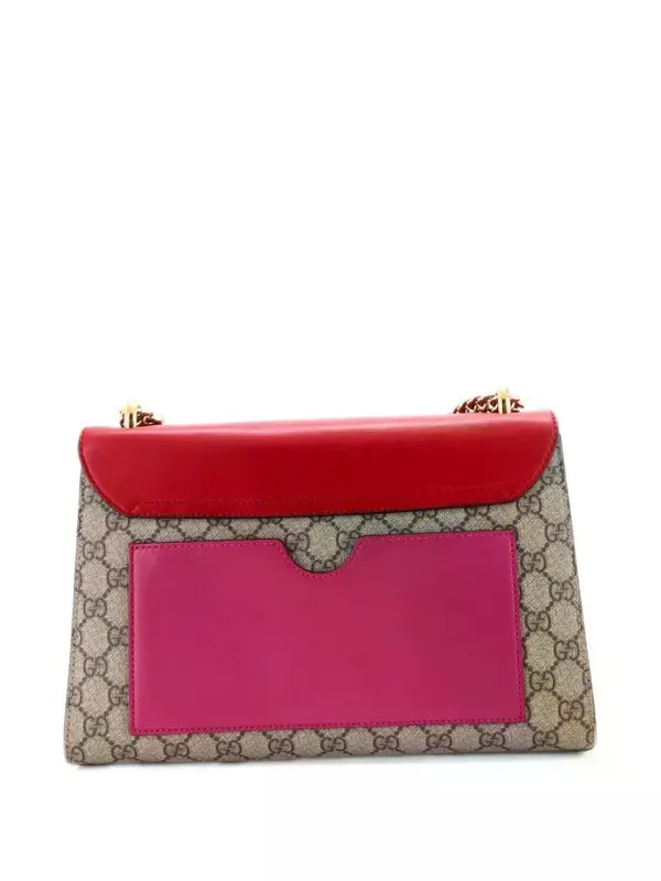 Gucci Padlock Gg Coated Canvas And Leather Medium Shoulder Bag