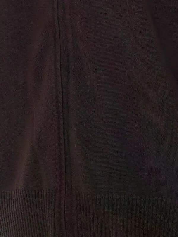 Alpha Studio Zip-up High-neck Cardigan