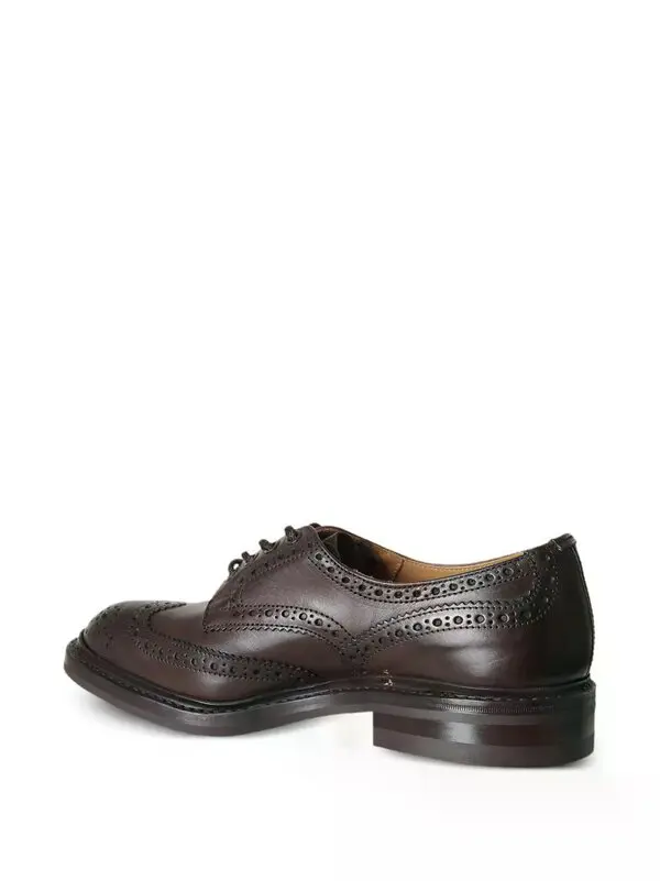 TRICKER'S Leather Derby Shoes - Brown