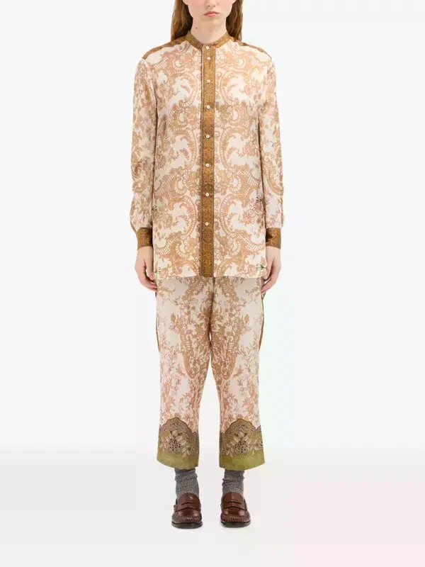 PIERRE-LOUIS MASCIA Aloe Silk Shirt