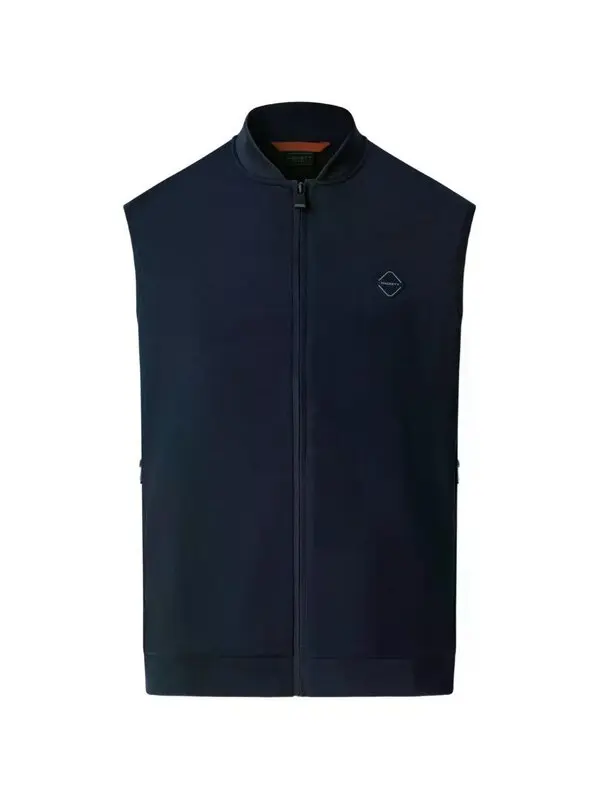 HACKETT LONDON Logo-patch Zip-up Gilet