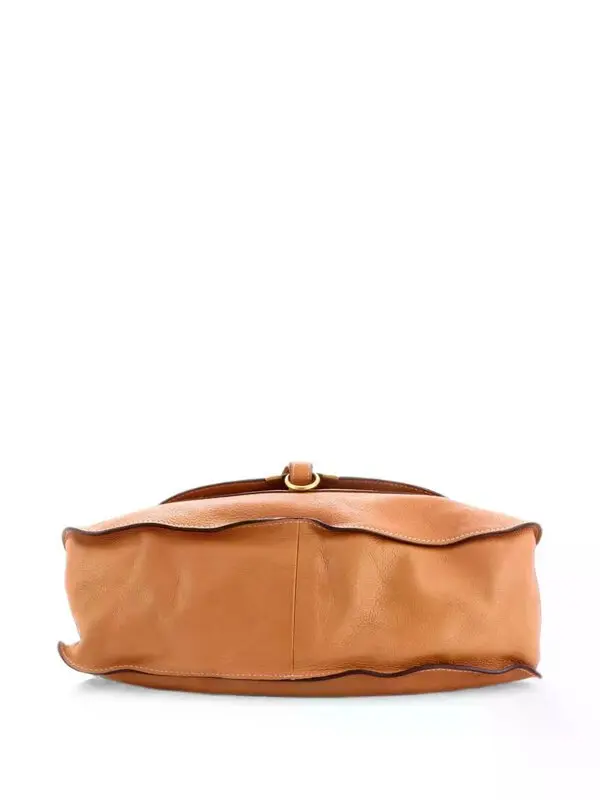 Chloé Marcie Leather Large Shoulder Bag - Brown
