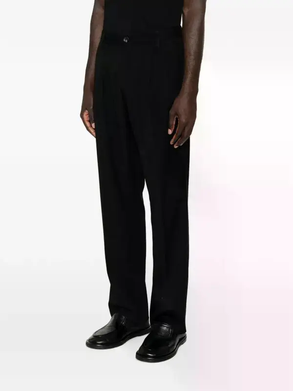 Imperial Pleated Straight-leg Trousers