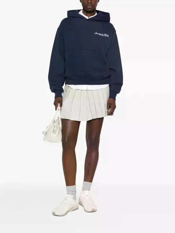 Sporty & Rich Logo-embroidered Hoodie
