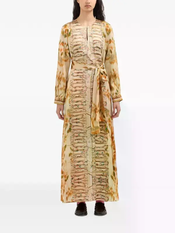 PIERRE-LOUIS MASCIA Mutka Ruffled Maxi Dress