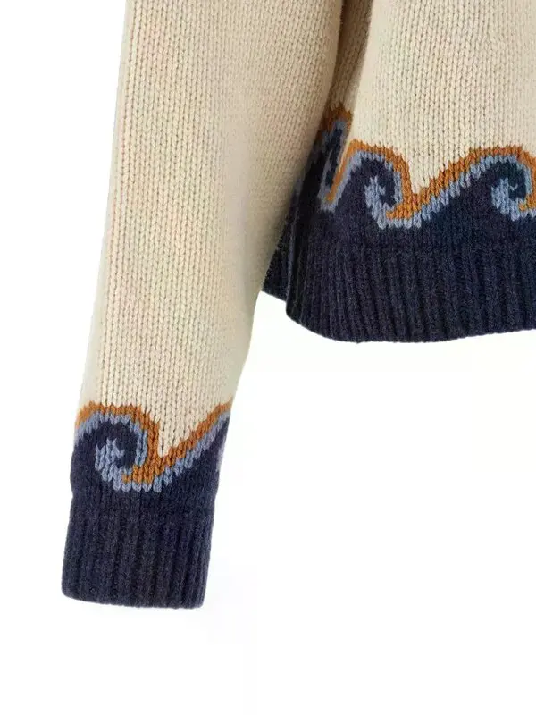 Alanui Sweet Winter Jacquard Fair Isle Sweater