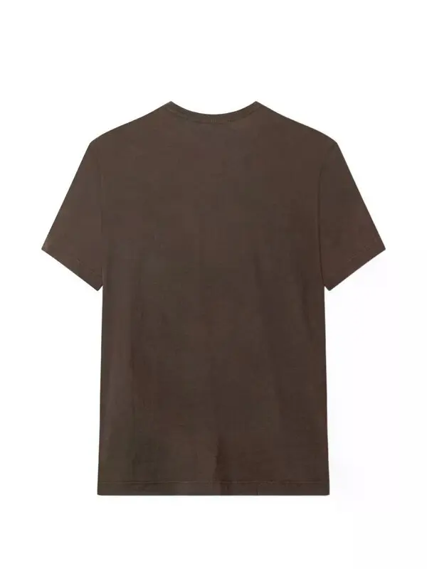 JAMES PERSE Crew-neck T-shirt - Brown