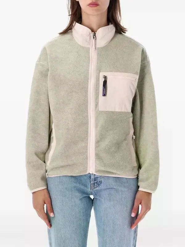 Patagonia Fleece-texture Zip-up Jacket - Grey