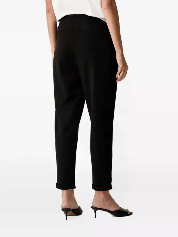 Joseph Ribkoff Drawstring-waist Turned-up Trousers