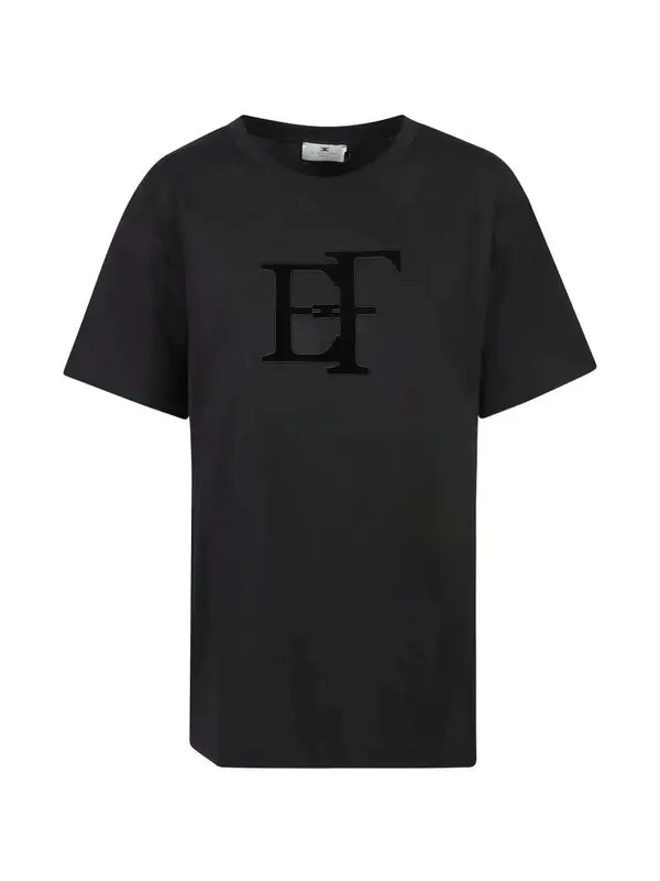 Elisabetta Franchi Logo-embellishment T-shirt