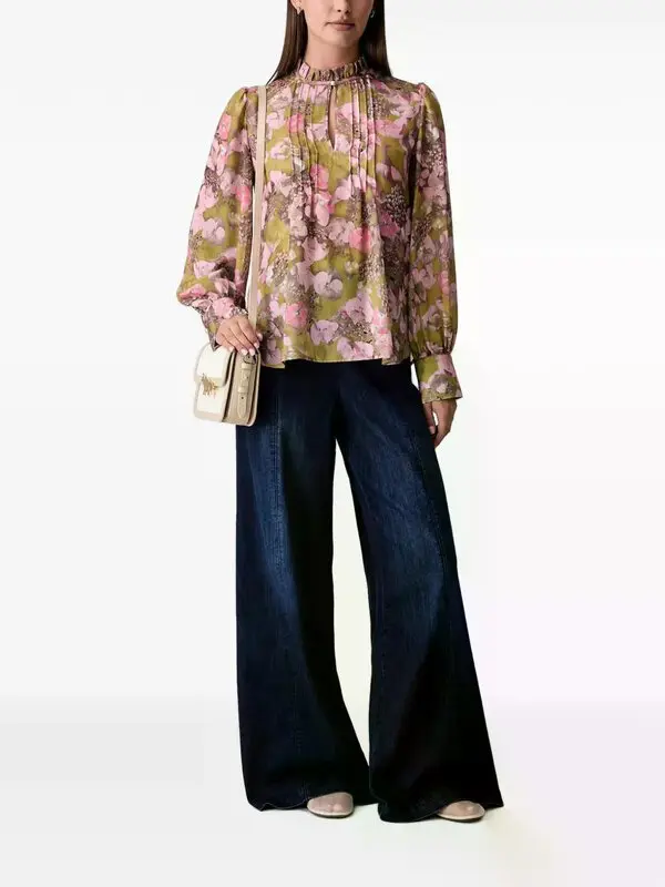 Joseph Ribkoff Wide-leg Seamed Jeans