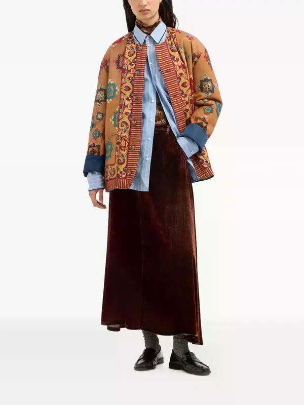 PIERRE-LOUIS MASCIA Sassonia Floral-print Turtleneck Top