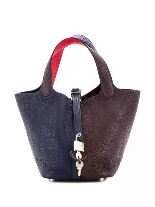 Hermès Casaque Picotin Lock Bag Clemence Pm Bucket Bag