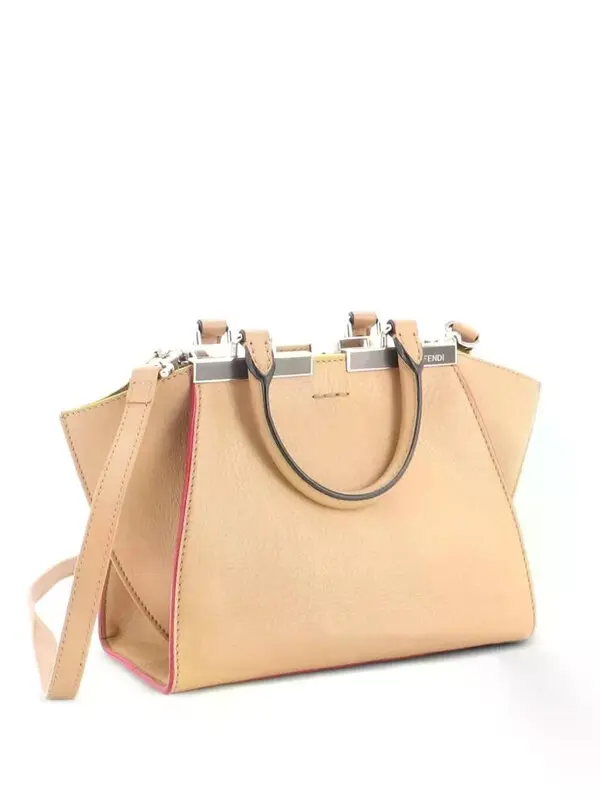 Fendi Leather Mini Cross Body Bag - Brown