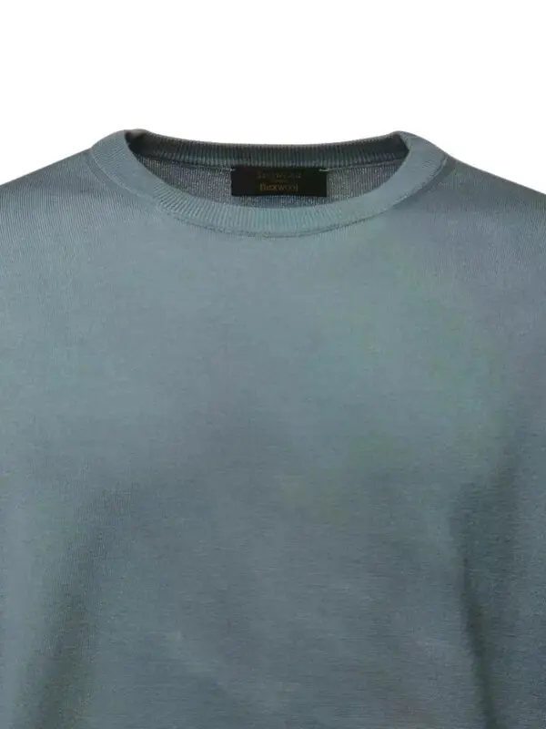 ZANONE Flexwool Crew-neck Fine-knit Top