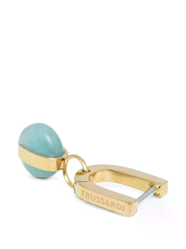 TRUSSARDI Stone-pendant Hoop Earrings