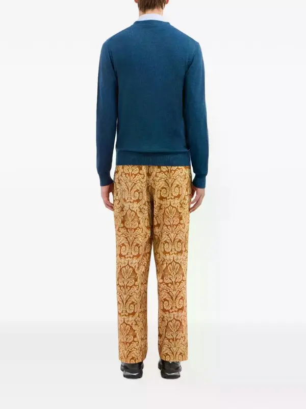 PIERRE-LOUIS MASCIA Tricot Tapestry-inset Wool Cardigan