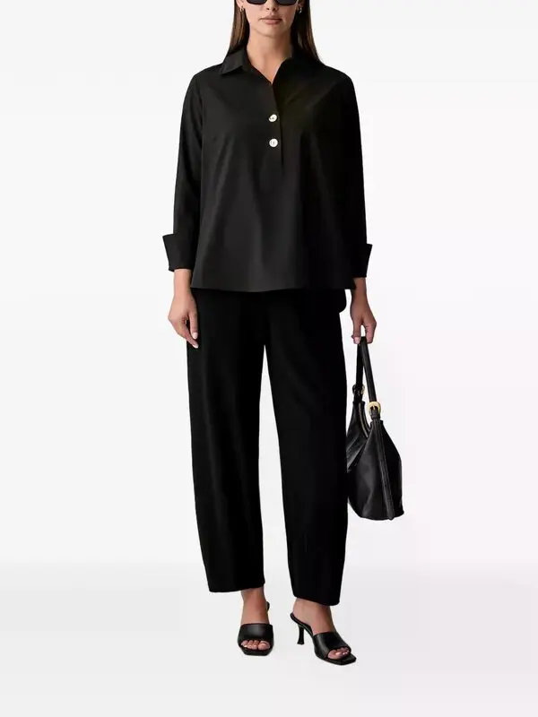 Joseph Ribkoff Elasticated-waist Wide-leg Trousers