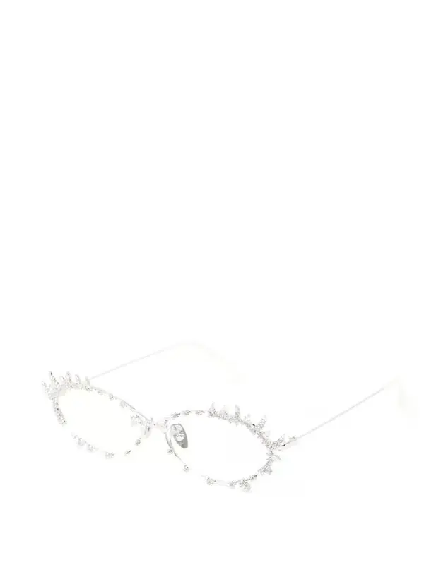YVMIN Crystal-embellished Cat-eye Sunglasses