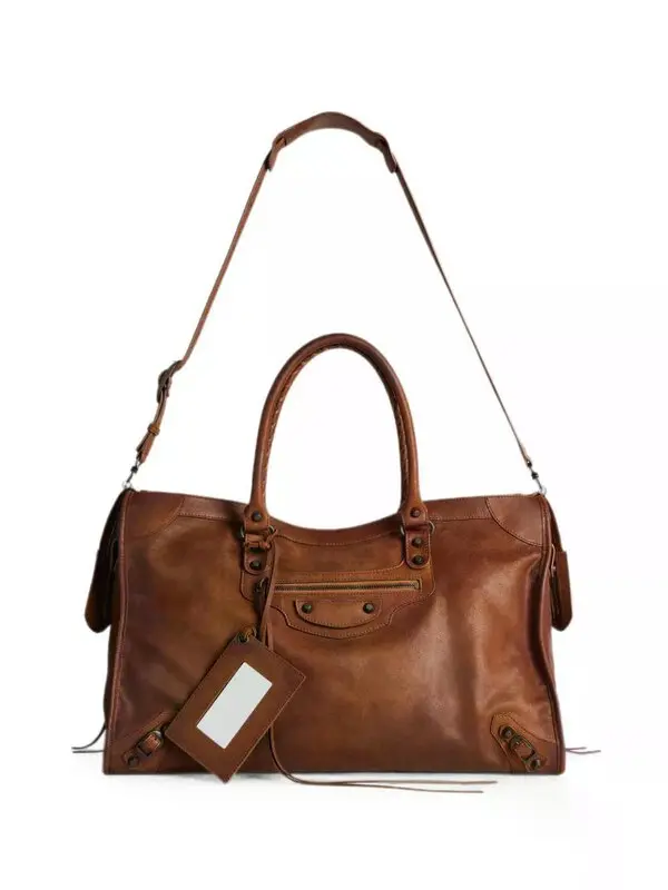Balenciaga Le City Bag Large In Caramel - Brown