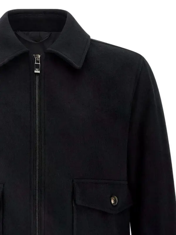 Pal Zileri Zip-up Wool-blend Jacket