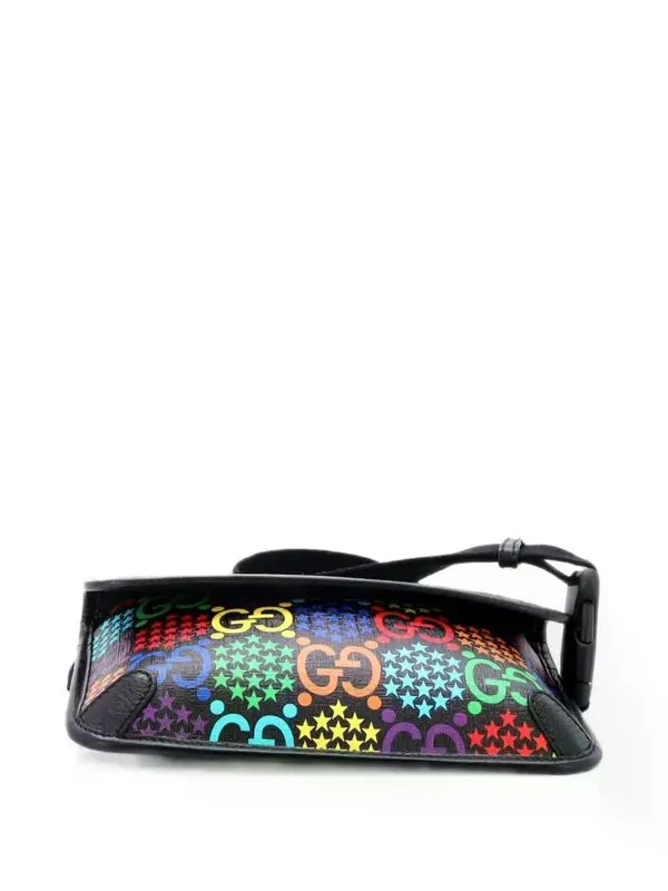 Gucci Psychedelic Print Gg Coated Canvas Belt Bag